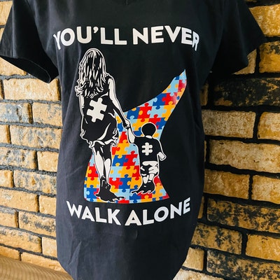 You'll Never Walk Alone Svg, Puzzle Piece Svg, Autism Support Svg, 2nd ...