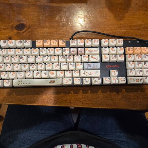 138 Retro Anime Keycaps, XDA Profile, Custom Keyboard Decor, Unique ...