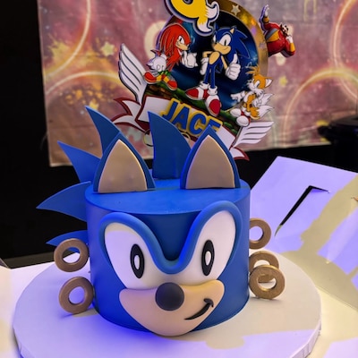Sonic and Friends Cake Topper - Etsy