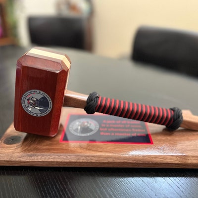 Custom Military Thor Hammer, War Hammer, Large Gavel, Mallet, Navy ...