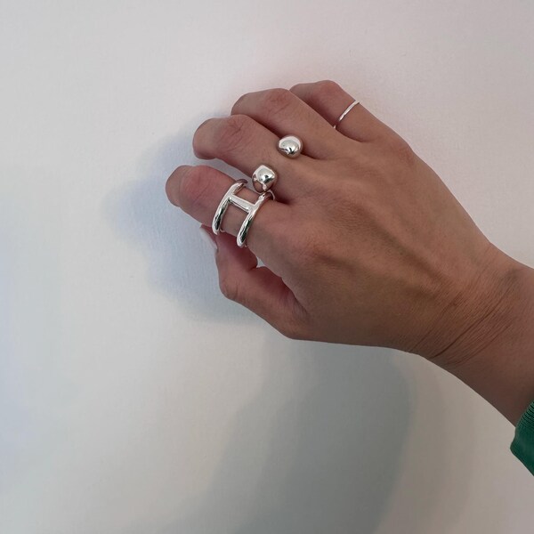 Men Onyx Rings/ Squircle Onyx Ring/ Black Onyx Signet/ Silver Onyx Men ...