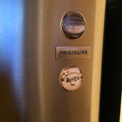 Amperes Steampunk Gauge FRIDGE MAGNET Vintage Style 2 1/4 Inches Round ...