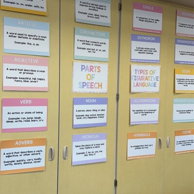 Groovy Retro Bulletin Board Letters, Letter Clipart, Printable Bulletin ...