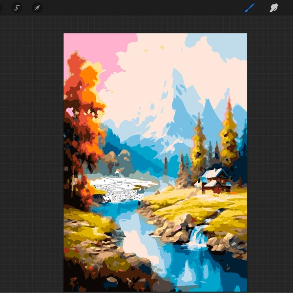 Bundle 80 Color by Number for Adult, Paint by Number Printable ...