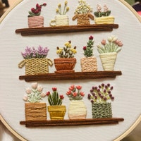 The Flower Shop Embroidery Pattern - Instant Digital Download - PDF ...