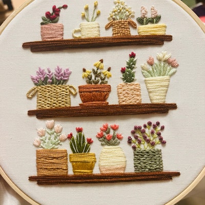 The Flower Shop Embroidery Pattern Instant Digital Download PDF ...