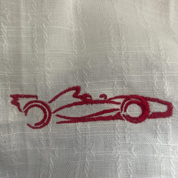 F1 Racecar Embroidery Design Formula 1 - INSTANT DOWNLOAD 2 Sizes - Etsy