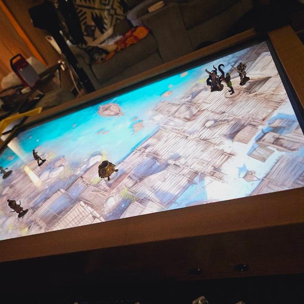 43" Digital Map Case Display for Tabletop Gaming D&D, Dnd, Role Playing ...