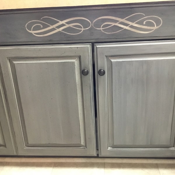 Set of 2 Swirls Scroll Wall Art Decals Vinyl Stickers Home Kitchen ...