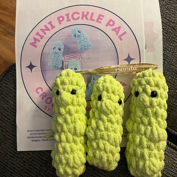 Mini Pickle Pal & Printable Display Cards~printable Pickle Cards~20 Card Designs~beginner ...