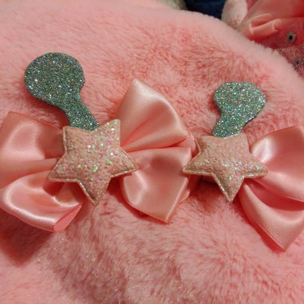 Kawaii Alien Antenna Bow Set - Uchuu Kei, Kawaii Ufo, Stars, Glitter ...
