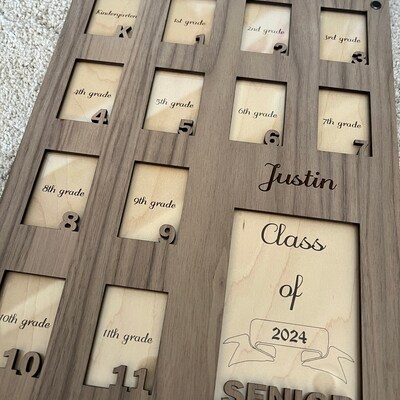 Personalized School Photo Frame - Etsy