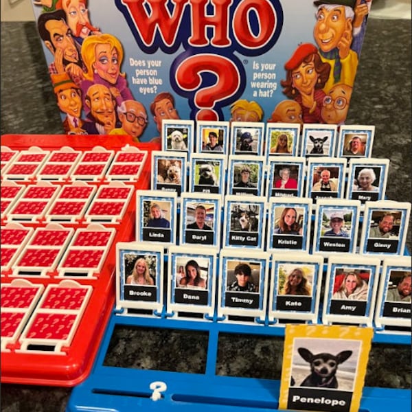 Editable Guess Who Template | Make Your Own Custom Printable Game Board ...