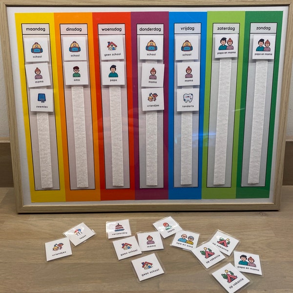 Childrens Weekly Planner Printable, Kids Planner Digital Download ...