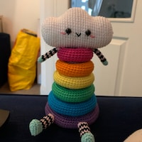 Cloud Stacking Toy - PDF Pattern, Crochet, Amigurumi - Etsy Canada