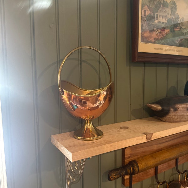 Brass Vintage Candlesticks Extra Tall at 18'' and 18 1/4" With Pedestal ...