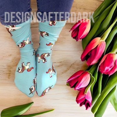 PDF Crew Socks Sewing Pattern Euro Size 35-43 US Size 5-12 Instant ...