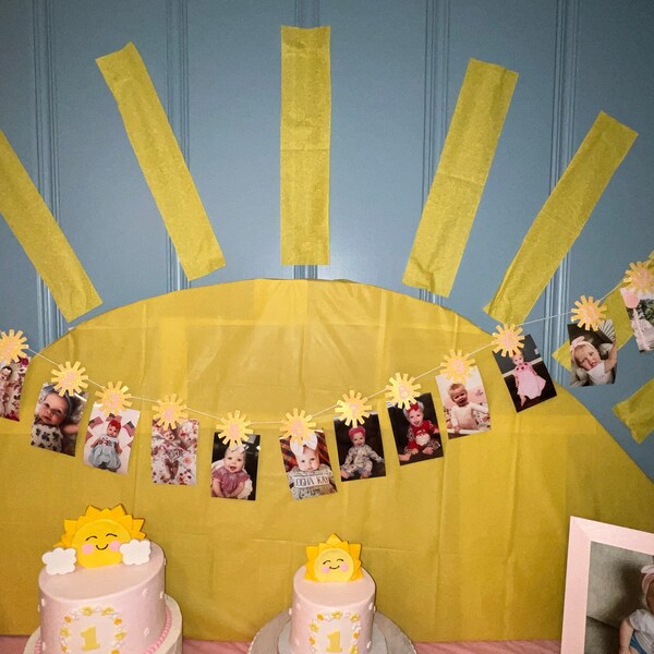Sunshine Banner, Sunshine Birthday, Sunshine 1st Birthday, You Are My ...