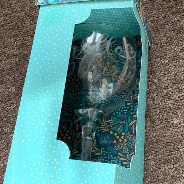 SVG - Gin Glass Gift Box/display Box - DIGITAL DOWNLOAD ( No Physical ...