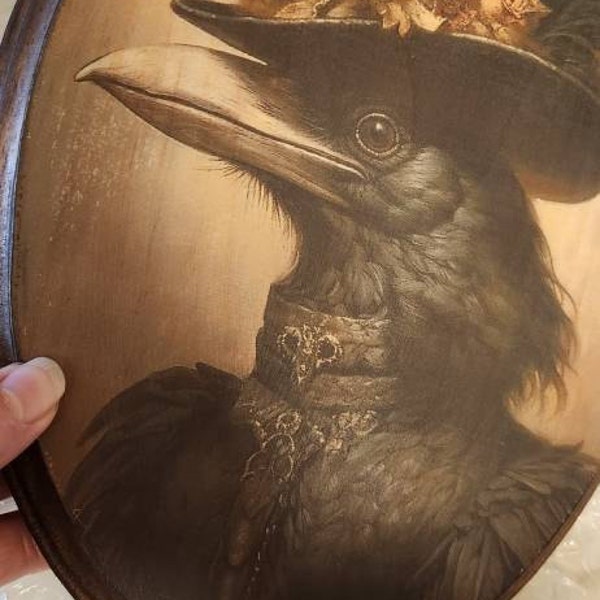 Cthulhu Victorian Portrait With Hat - Vintage Style Animal Wall Art ...