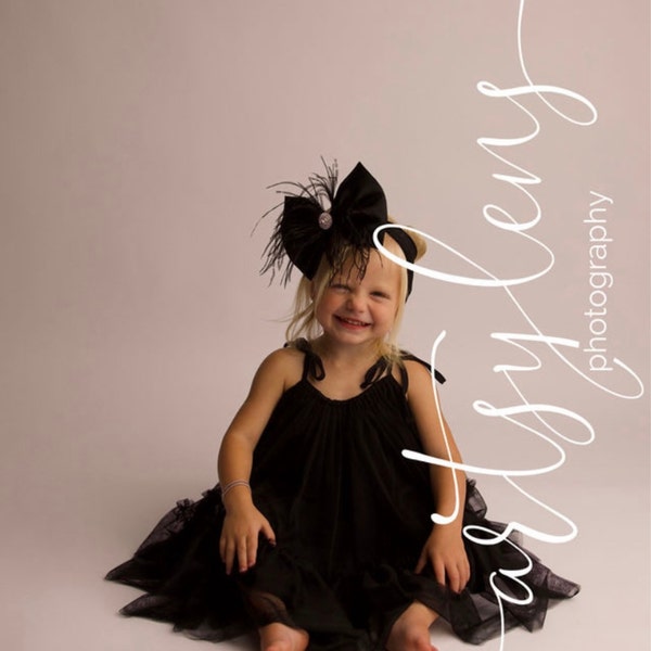 Shiny White Satin Feather Bow - Etsy