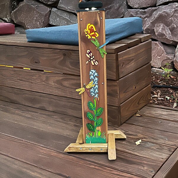 Custom Cedar-tone Mailbox Post - Etsy