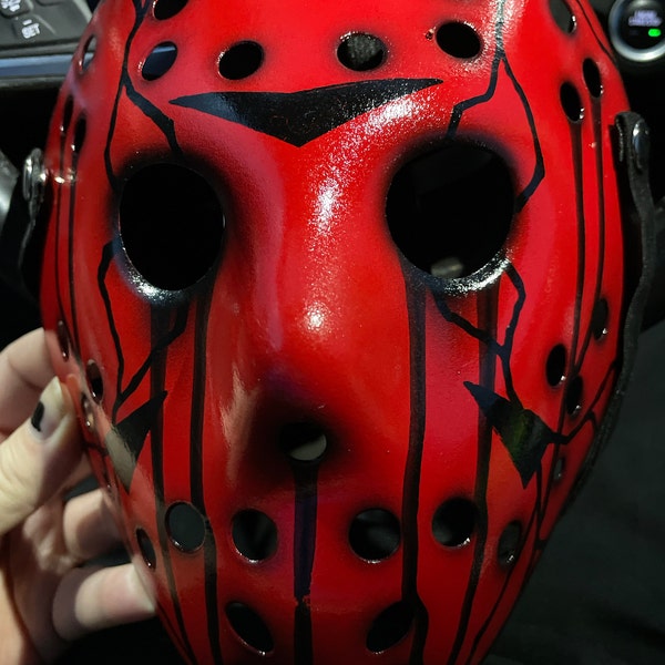 Half Mask Custom Jason Vorhees Half Mask - Etsy