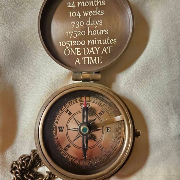 Engraved Compass, Christmas Present, Father's Day Gift, Mother’s Day ...