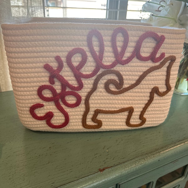 Name Sign, Knitted Wire Word, Baby Shower Gift, Playroom Wall Art ...