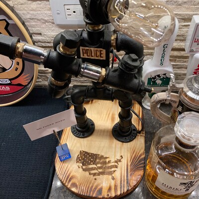 Father's Day Gift steampunk Fireman Pipe Robot Night - Etsy