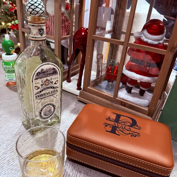 Personalized Travel Cigar Humidor Case With Included Accessories, Cigar ...