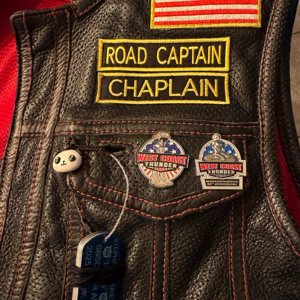 1"x4" Custom Embroidered Name Tag Motorcycle Personalized Biker Patch ...