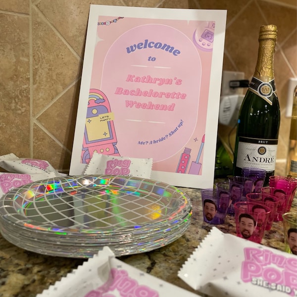 Personalized Engagement Candy Favors: She Said Yes! Party Decor - Etsy