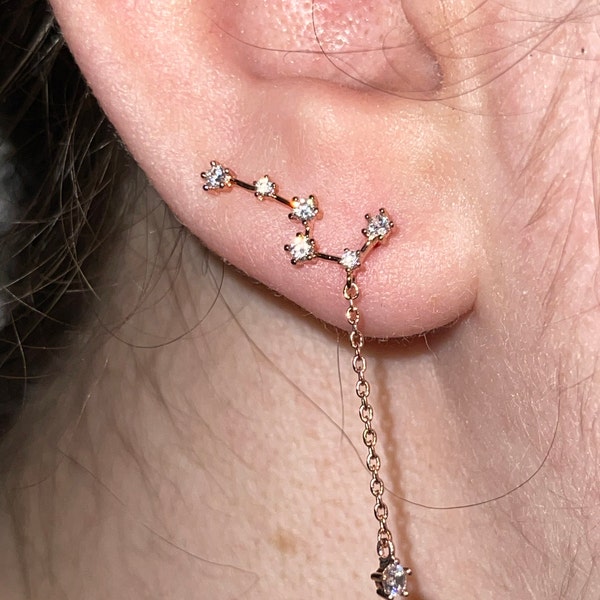 Constellation Earrings Celestial Jewelry Pieces Jewelry Ear Climber ...