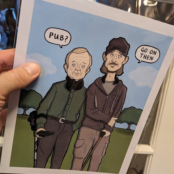 Poultrygeist Cartoon Pun Halloween and Birthday Card A6 - Funny Chicken ...