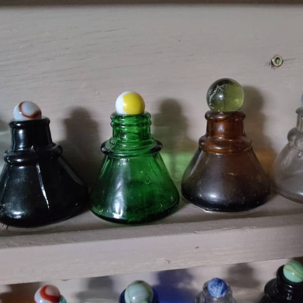 C1915 S. S. Stafford's Inks Cobalt Blue Cork Top Half Pint Master Ink ...