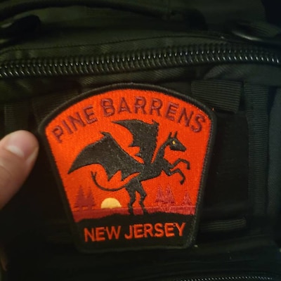 Pine Barrens, New Jersey Travel Patch Jersey Devil Cryptozoology Cryptid - Etsy