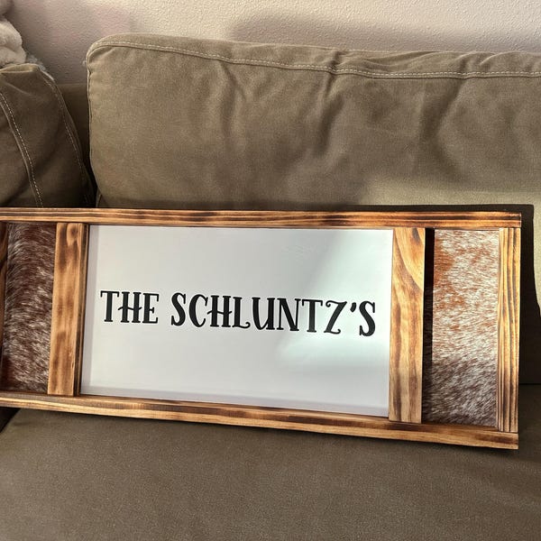 Branding Sign • Genuine Cowhide • Western Wedding - Etsy