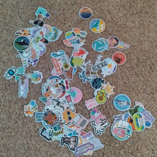 10-300pcs Pack Vsco Stickers I Cute Stickers Waterproof 100% Vinyl ...
