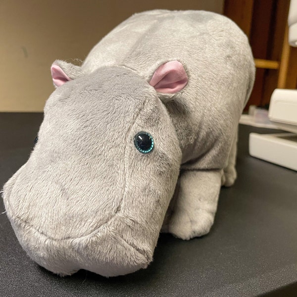 Hippo Heather Stuffed Animal Pattern PDF - Etsy