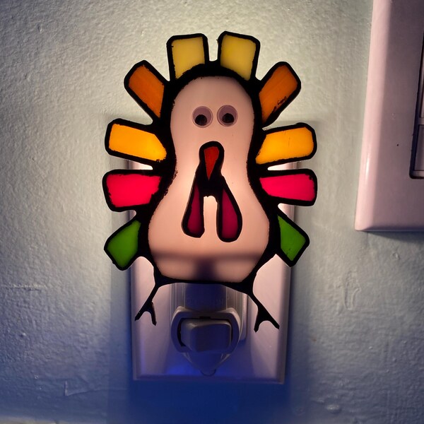 Thanksgiving Turkey Night Light - Etsy