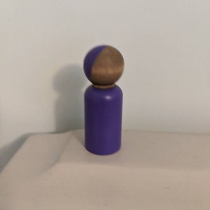 Multicultural Multiracial Rainbow Peg Person Dolls Set of 12 Montessori ...