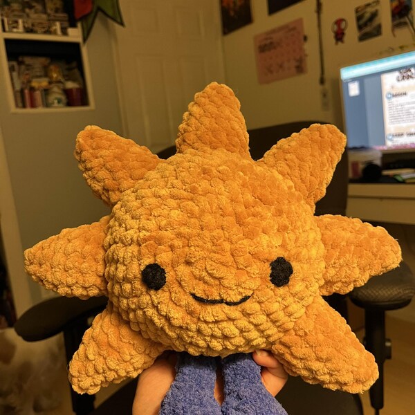 Sun Pal Plushie Pattern, Amigurimi Pattern, Crochet Sun Pattern ...