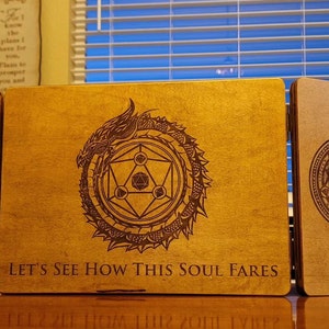 Personalized Engraved Wood Dungeon Master Screen With Custom Side ...