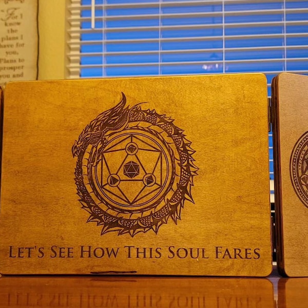 Personalized Engraved Wood Dungeon Master Screen, Custom D&D DM Screen ...