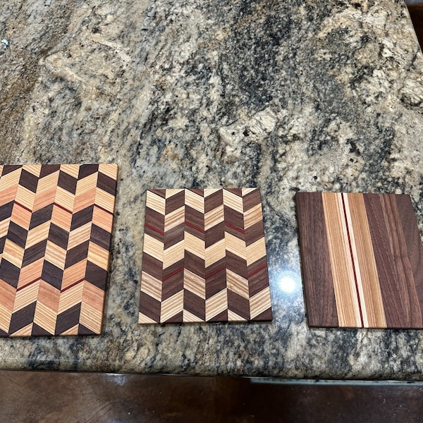 Handmade Wooden Trivets | Deluxe 8x9 - Etsy