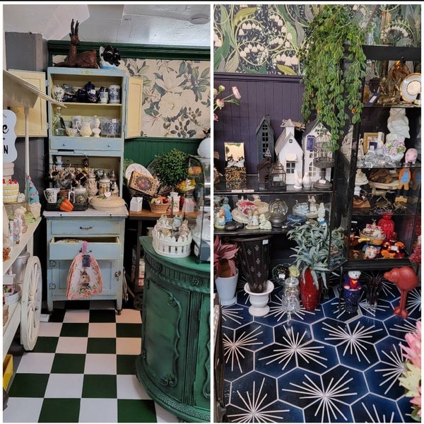 Hexagon Tokyo Tile Wall Stair Floor Self Adhesive Vinyl Stickers ...