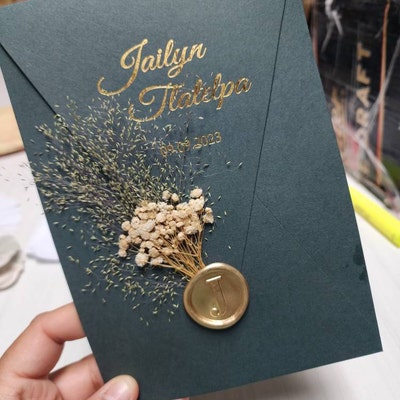 Black & Ivory Wedding Invitation Set Minimalist Invitation - Etsy