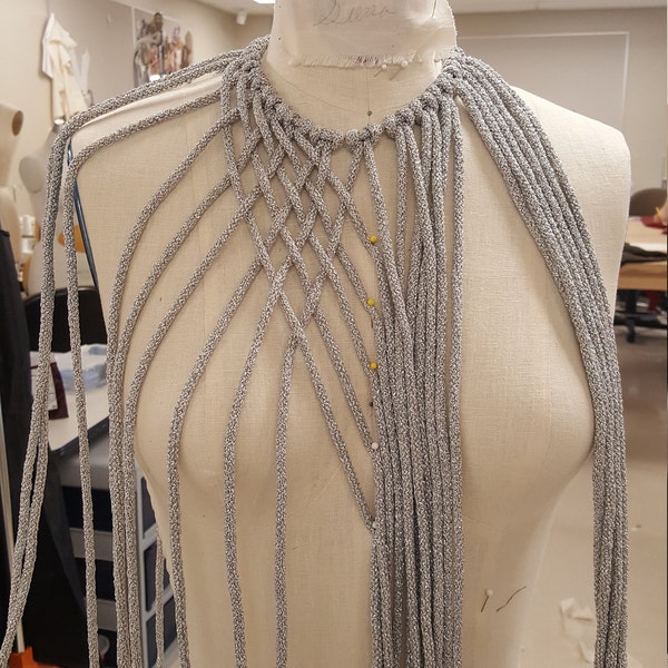 6mm Lurex Silver Cord, Macramé Cord Lurex, Lurex Cord Rope, Macramé ...