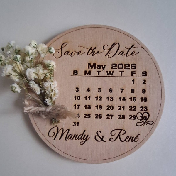 Save Our Date . Hexa Flower , Personalized Save the Dates Magnets ...